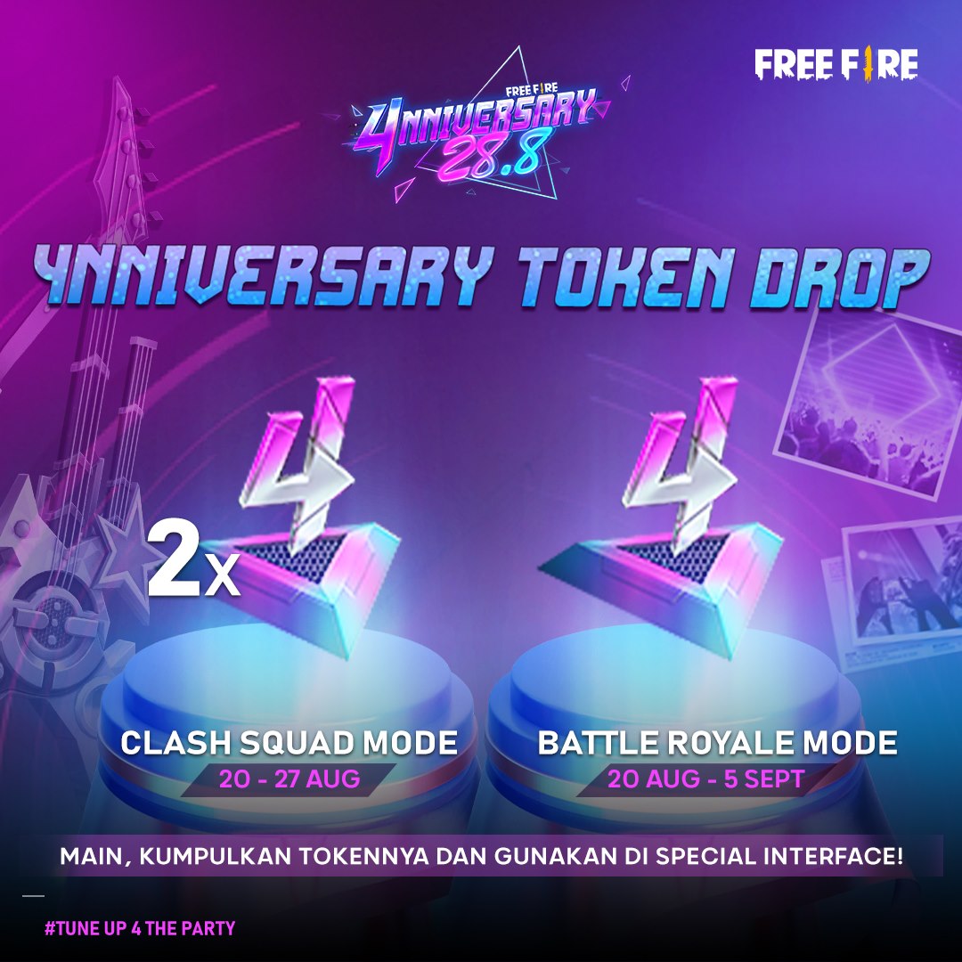 Bocoran Hadiah Event Ulang Tahun ke-5 Free Fire! Ada Magic Cube Gratis?