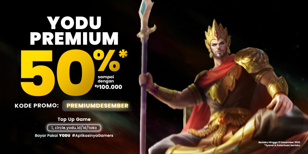 Promo Yodu Premium Desember: Nikmati Diskon Asyik hingga 50%