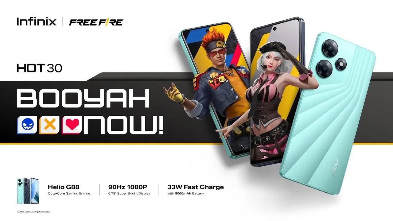 Infinix Hot 30, Kolaborasi Anyar Infinix x Free Fire - YODU