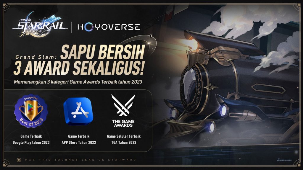 Raih Tiga Award Sekaligus! Honkai: Star Rail Menang Besar di TGA 2023 - YODU