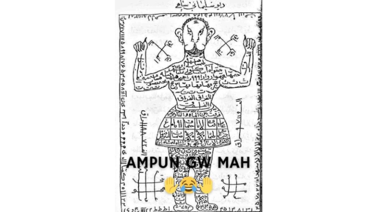 Meme Rajah Viral di Medsos Bukannya Seram Malah Bikin Ngakak