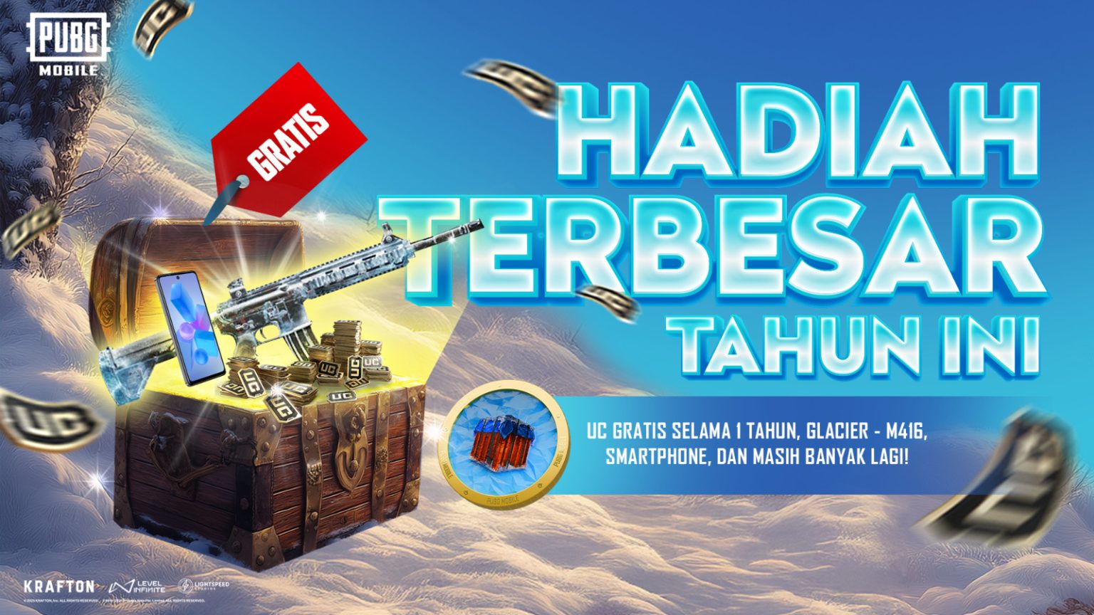 Kumpulkan Snow Token di PUBG MOBILE Untuk Dapatkan Skin Glacier M416 ...
